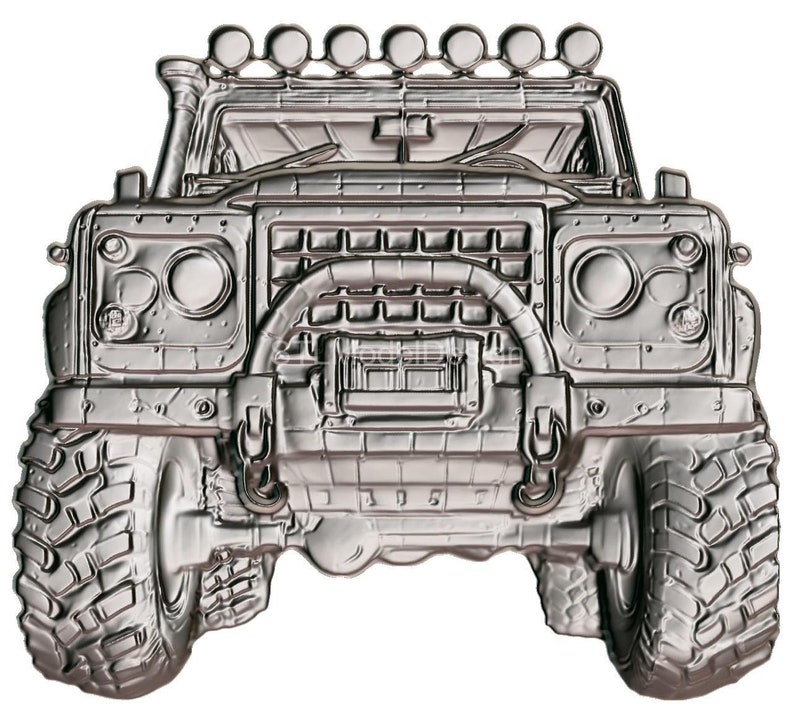 Rugged Off-road Vehicle 3D Model STL File for CNC Carving, Laser ...