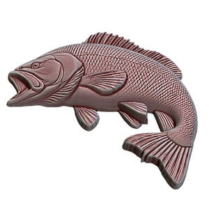 Largemouth Bass 3D Model STL File: CNC Router, Laser, 3D Printing ...