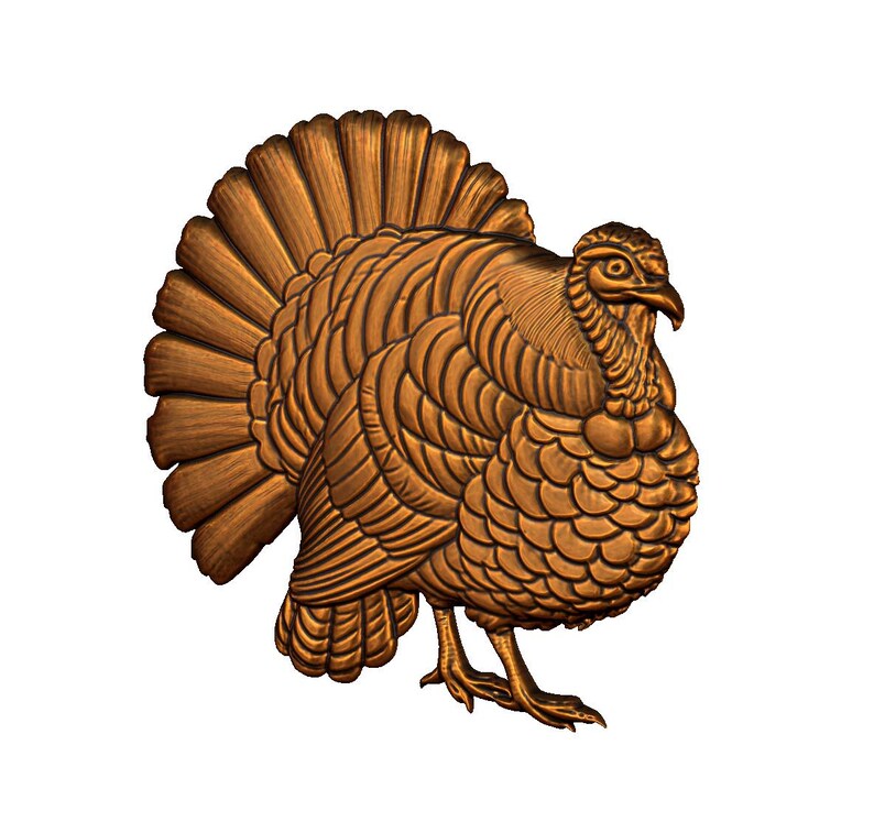 Thanksgiving Turkey 3D Model STL File: Holiday Decor (digital Download ...