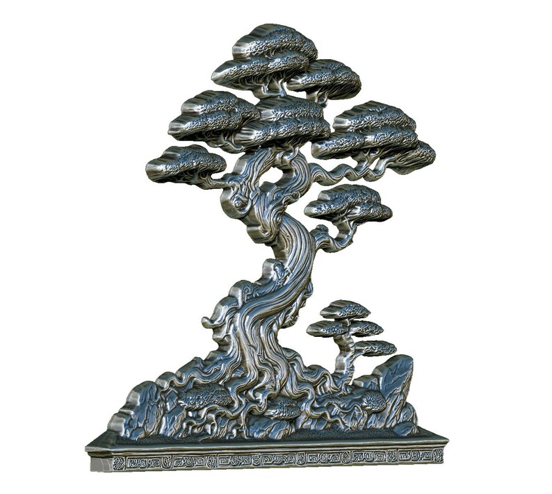 Bonsai Tree 3D Model STL File: CNC Router, Laser, 3D Printing (digital ...