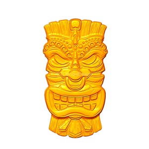 Tiki Mask 3D Model STL File: CNC Router, Laser, 3D Printing (digital ...