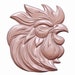 Majestic Rooster 3D Model STL File for CNC Carving & 3D Printing ...