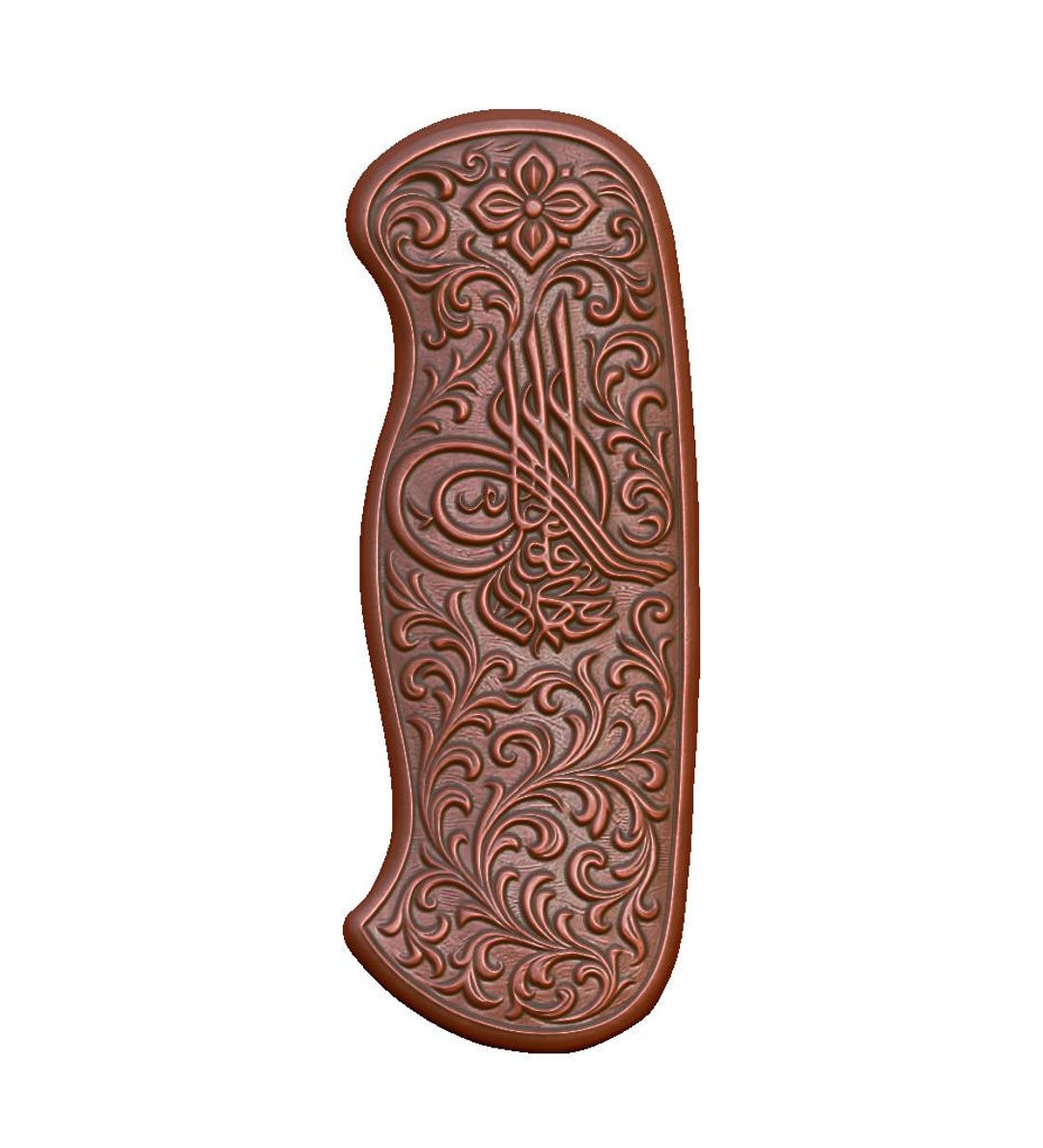 Ornamental Knife Handle 3D Model STL File: CNC, Laser, 3D Printing ...