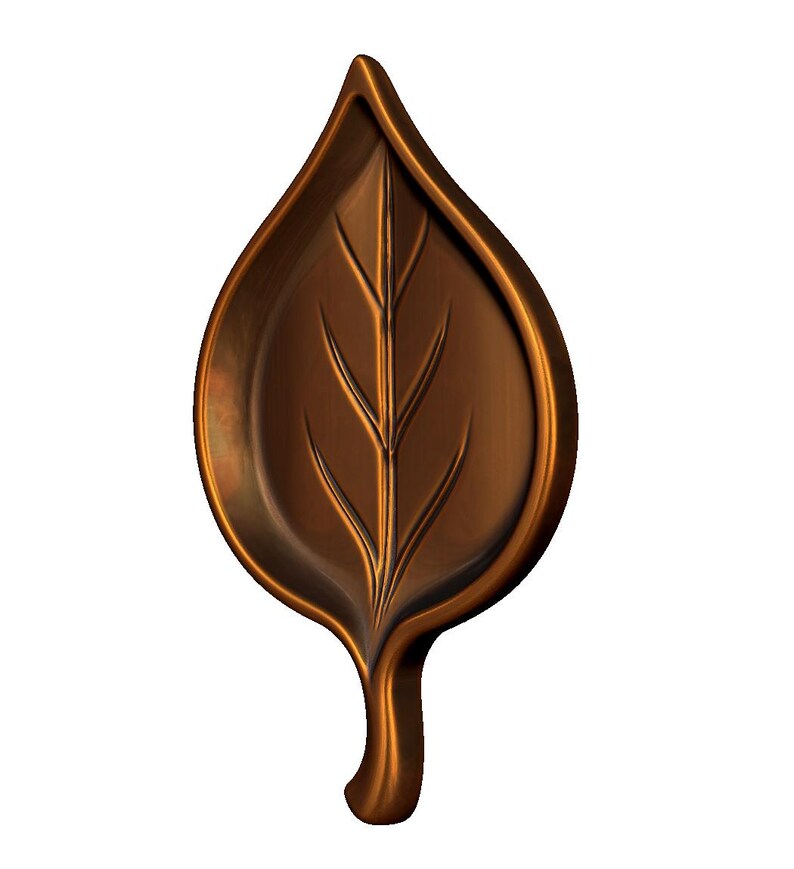 Leaf-shaped Dish 3D Model STL File for CNC Router, 3D Printer – Instant ...