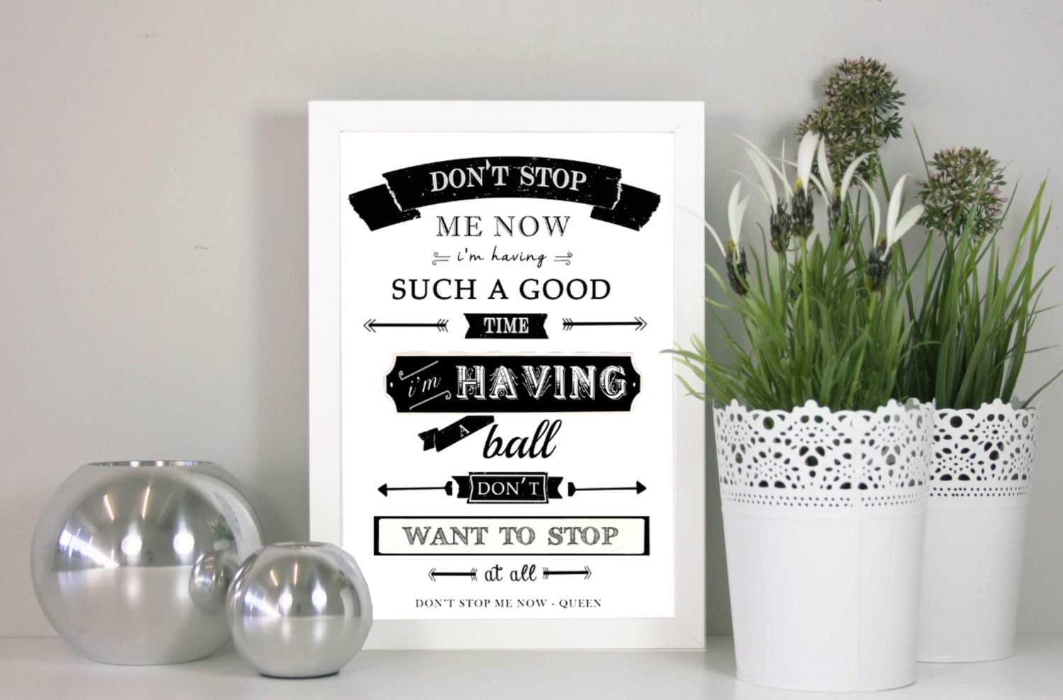 Queen Dont Stop Me Now Digital File Ready To Print Etsy
