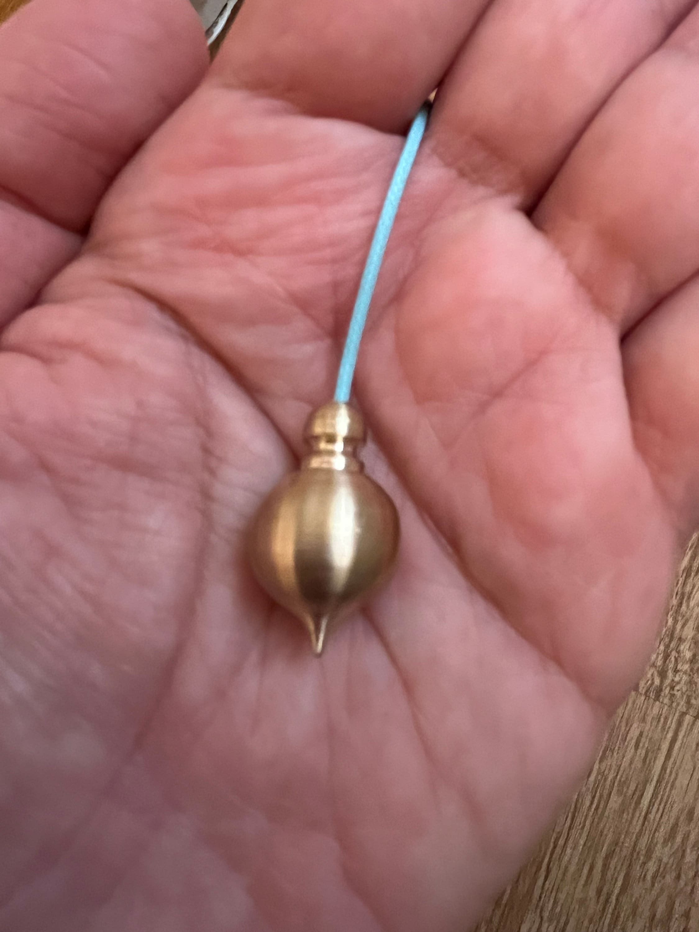 Bronze Chambered Pendulum Dowsing Pendulum Handmade Healing Dowsing ...