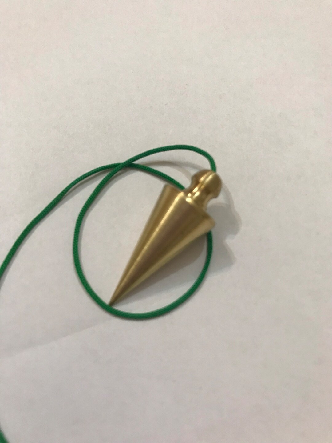 Chambered Pendulum Brass Dowsing Pendulum Handmade Healing Dowsing ...