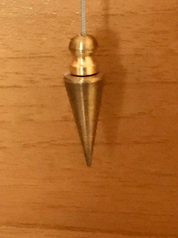 Chambered Pendulum Brass Dowsing Pendulum Handmade Healing - Etsy