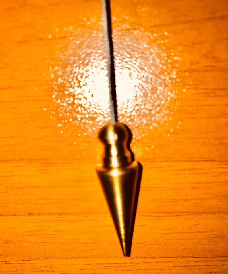 Chambered Pendulum Brass Dowsing Pendulum Handmade Healing Dowsing - Etsy