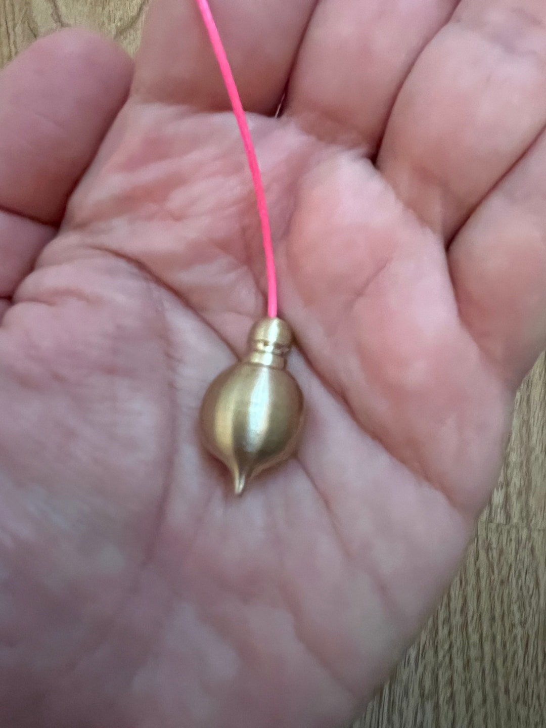 Bronze Chambered Pendulum Dowsing Pendulum Handmade Healing Dowsing ...