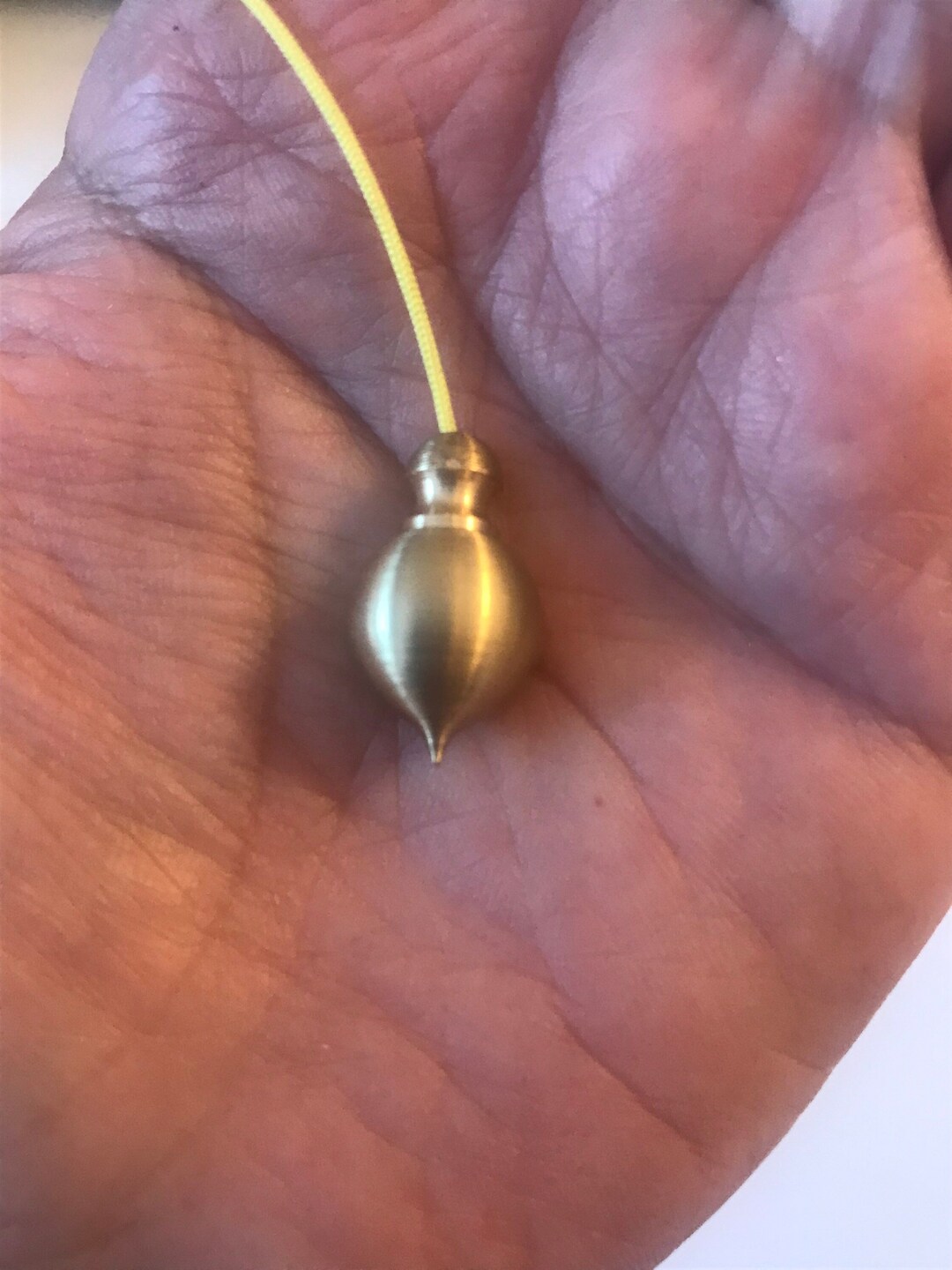 Bronze Chambered Pendulum Dowsing Pendulum Handmade Healing Dowsing ...