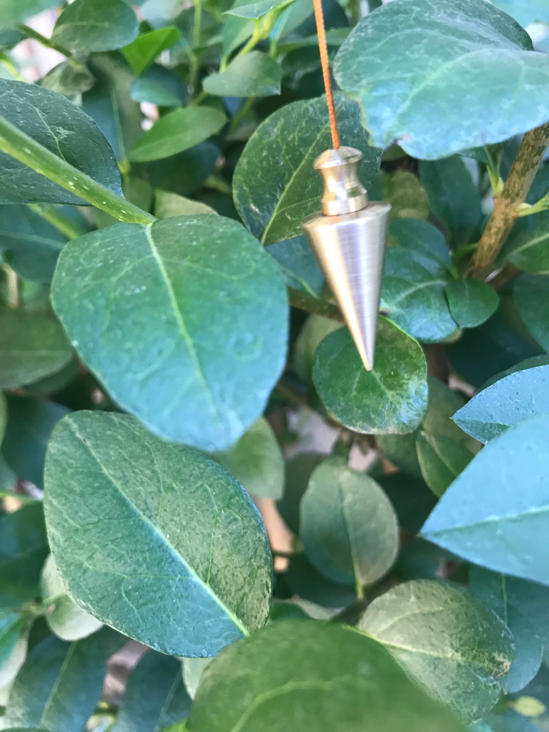 Chambered Pendulum Brass Dowsing Pendulum Handmade Healing Dowsing ...