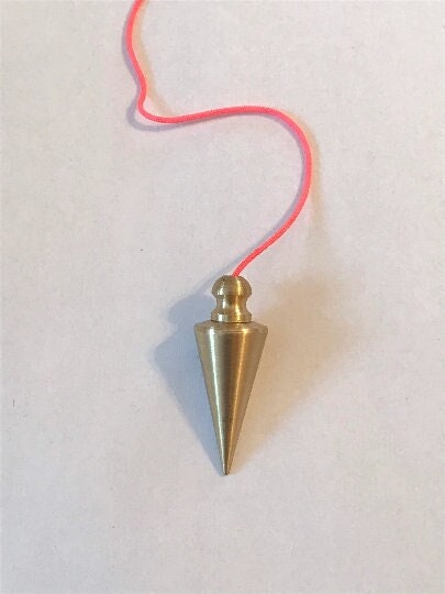 Chambered Pendulum Brass Dowsing Pendulum Handmade Healing Dowsing - Etsy