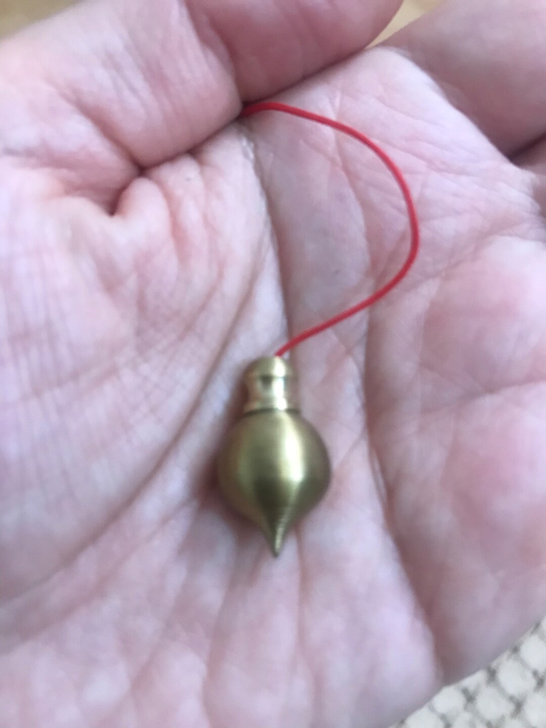 Bronze Chambered Pendulum Dowsing Pendulum Handmade Healing Dowsing ...