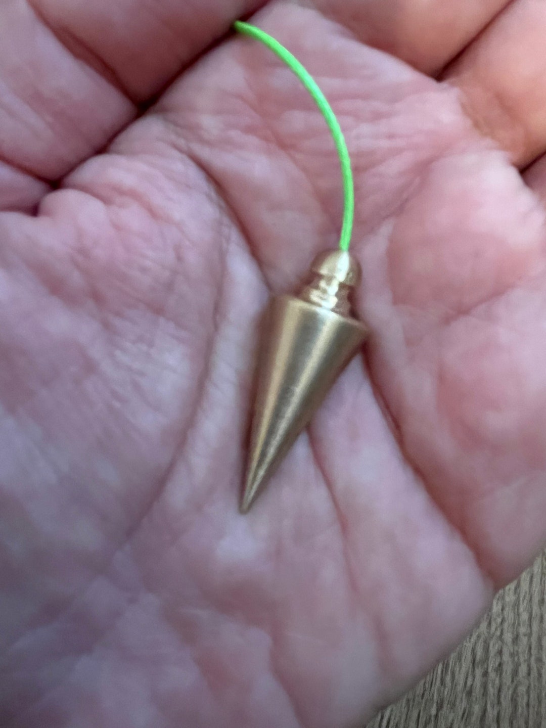 Chambered Pendulum Brass Dowsing Pendulum Handmade Healing Dowsing ...