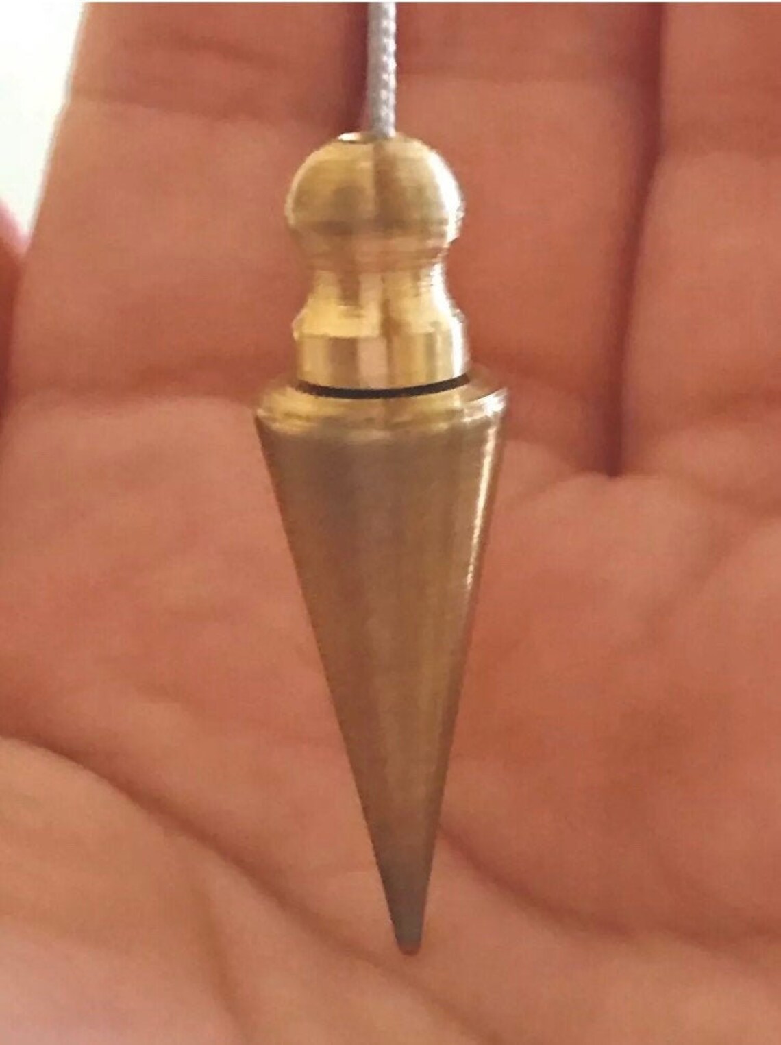 Chambered Pendulum Brass Dowsing Pendulum Handmade Healing Dowsing - Etsy