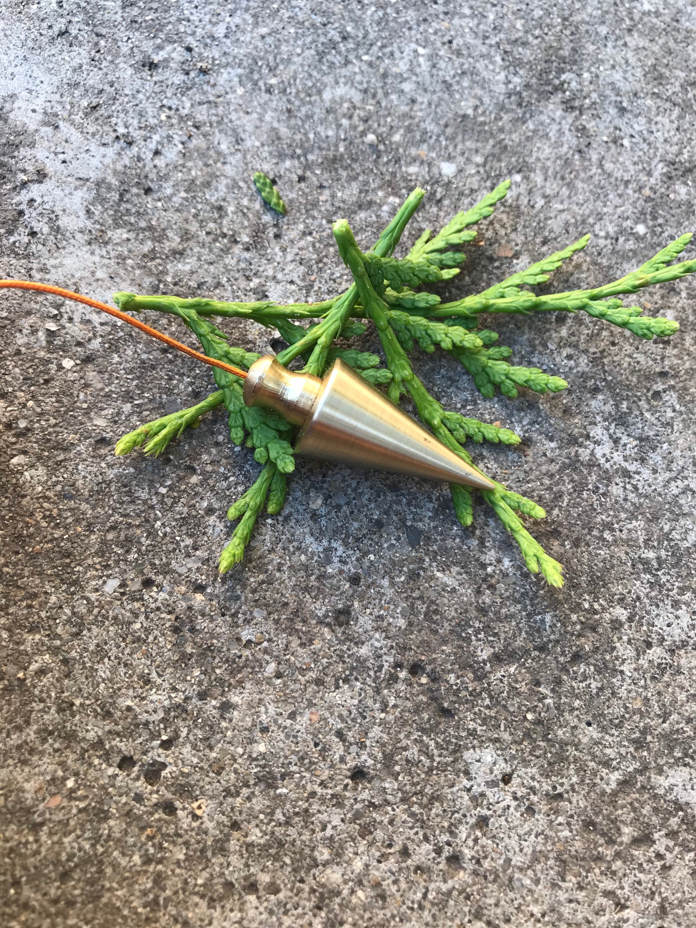 Chambered Pendulum Brass Dowsing Pendulum Handmade Healing - Etsy