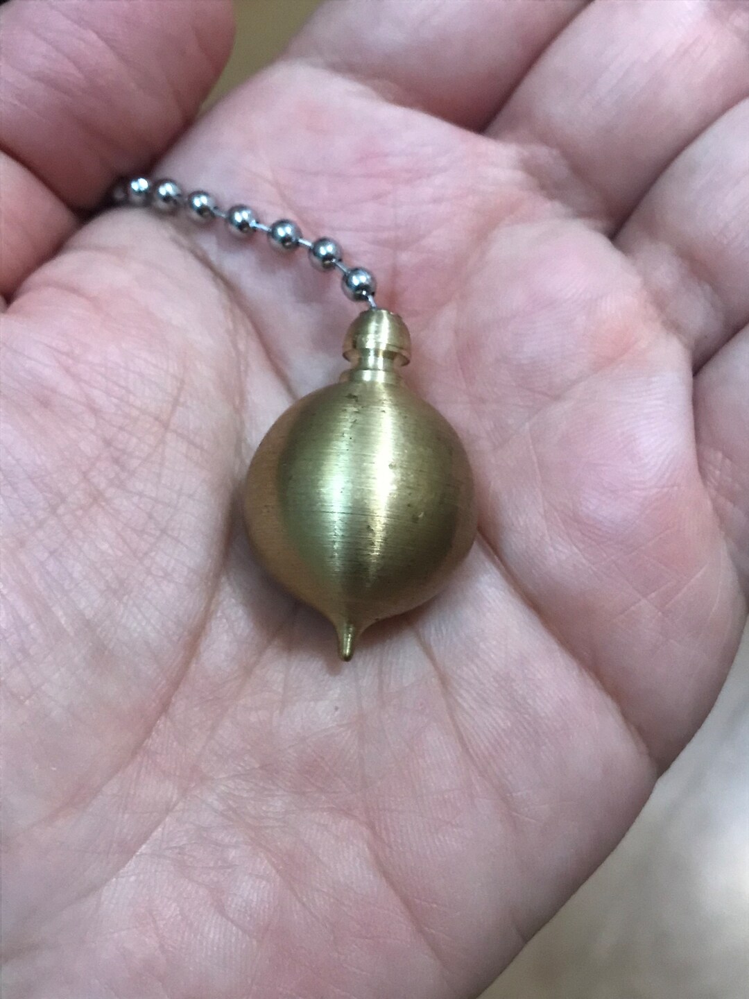 Bronze Chambered Pendulum Dowsing Pendulum Handmade Healing Dowsing ...