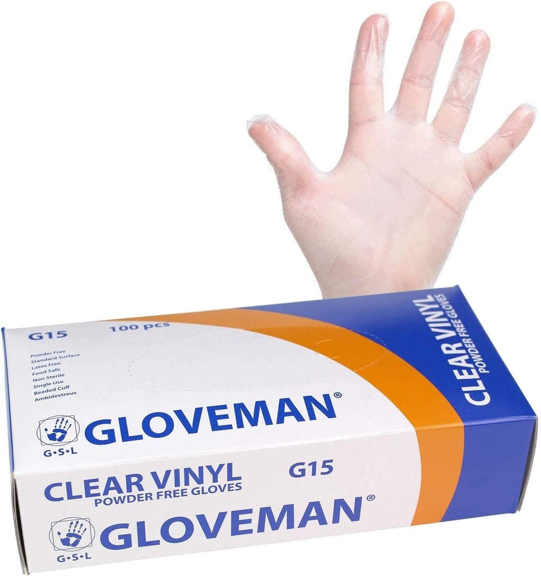 Gloveman Disposable Clear Vinyl AQL 1.5 Powder & Latex Free Gloves - Etsy