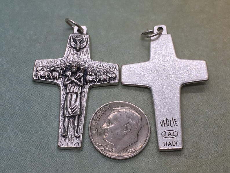 Pope Francis Cross the Good Shepherd Holy Spirit | Etsy