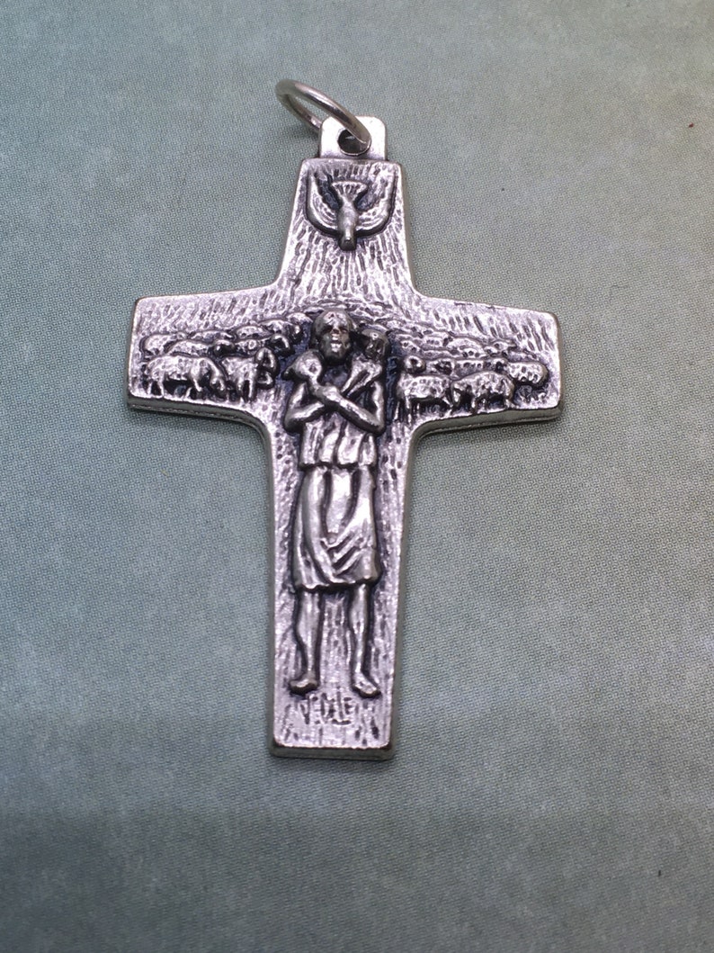 Pope Francis Cross the Good Shepherd Holy Spirit | Etsy