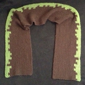 Grass Block Scarf, Inspired by Minecraft - Etsy