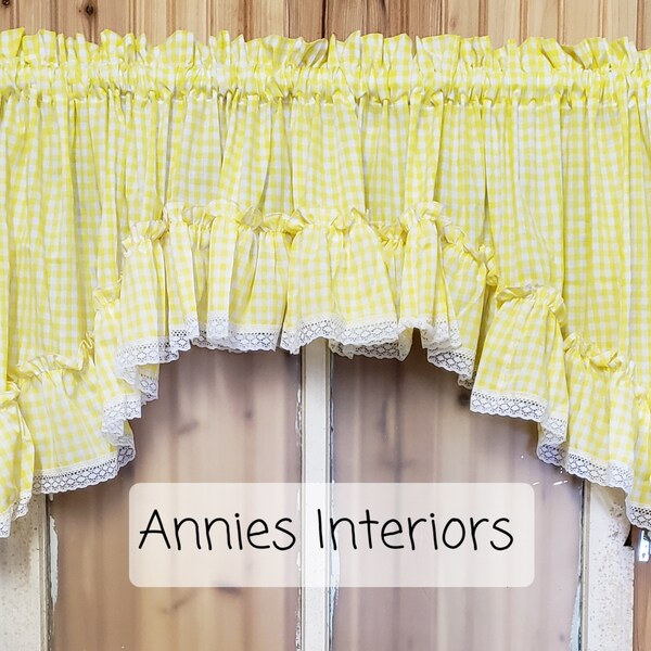 Ruffled Valance - Etsy