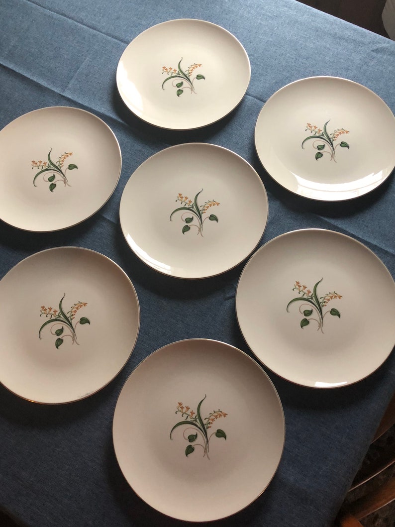 Edwin Knowles Set of 7 Dinner Plates | Etsy