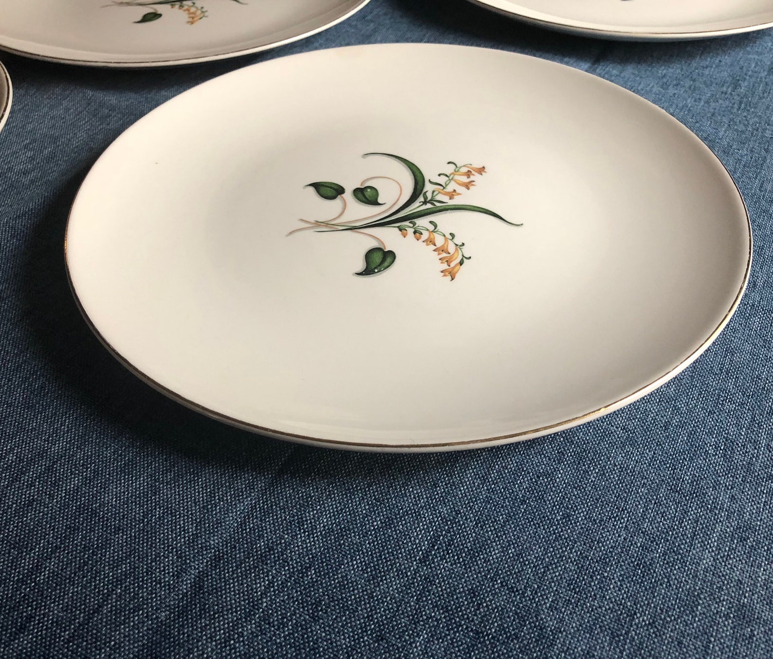 Edwin Knowles Set of 7 Dinner Plates | Etsy