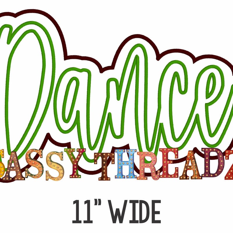 Dance Applique - Etsy