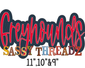 Bean Stitch Red Devils Double Stacked Script Applique Embroidery Download - Etsy