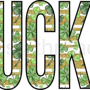 Rose Gold Clover Lucky PNG Download - Etsy