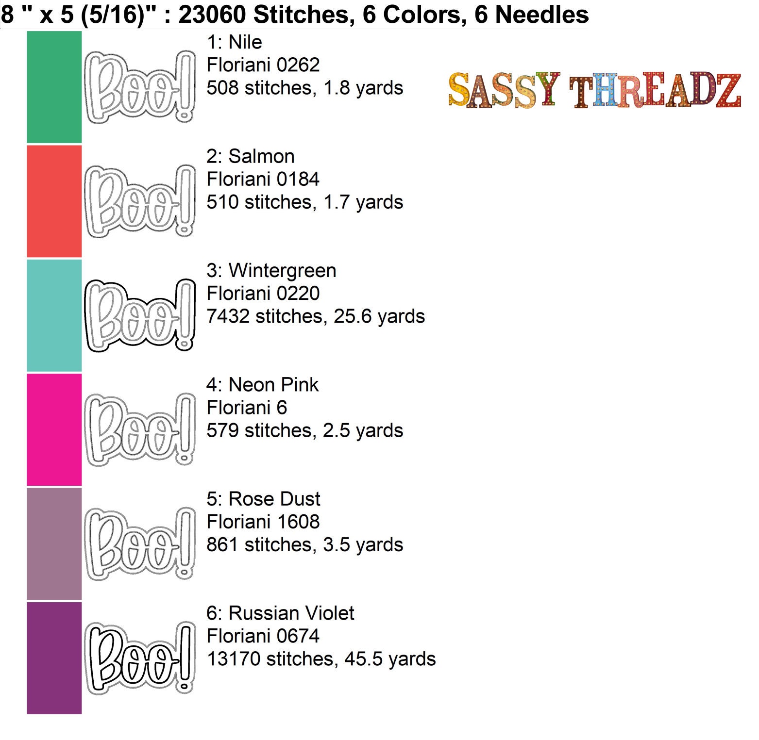 Boo Double Stacked Satin Stitch Script Applique Embroidery Download - Etsy