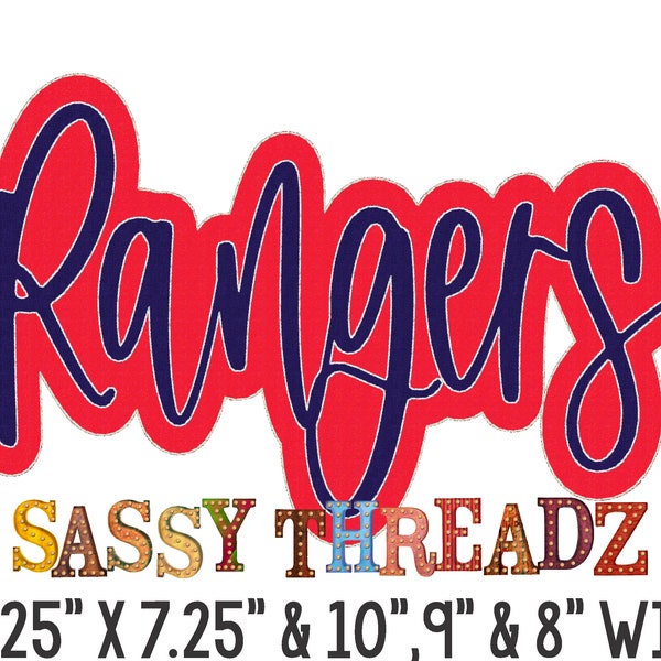 Texas Rangers Font - Etsy