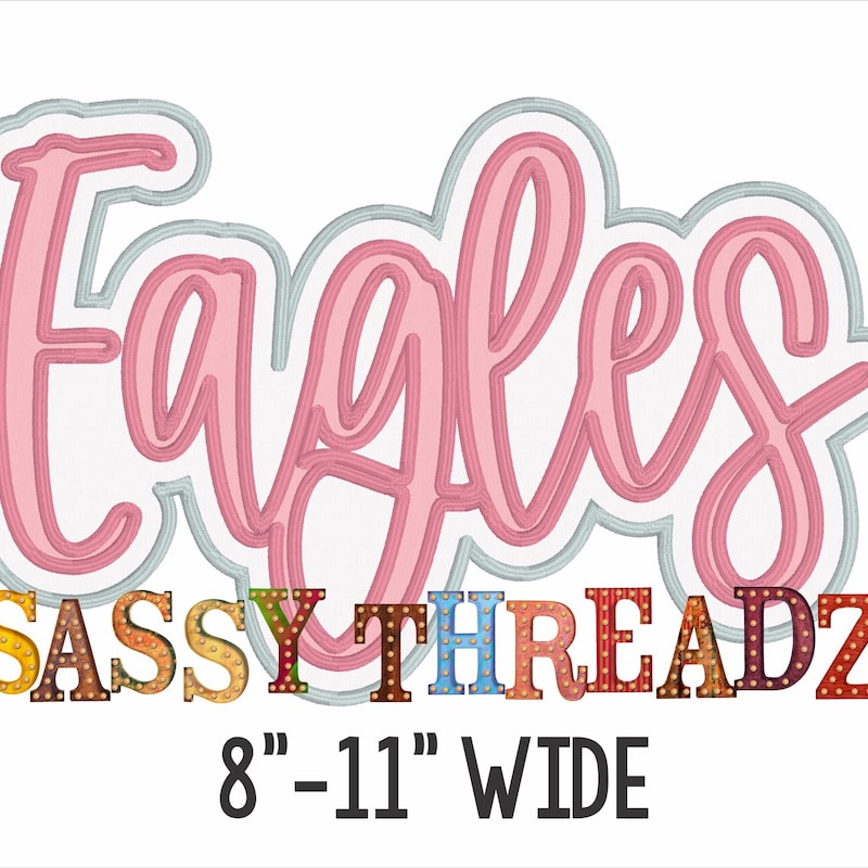 Embroidery Eagles Applique - Etsy