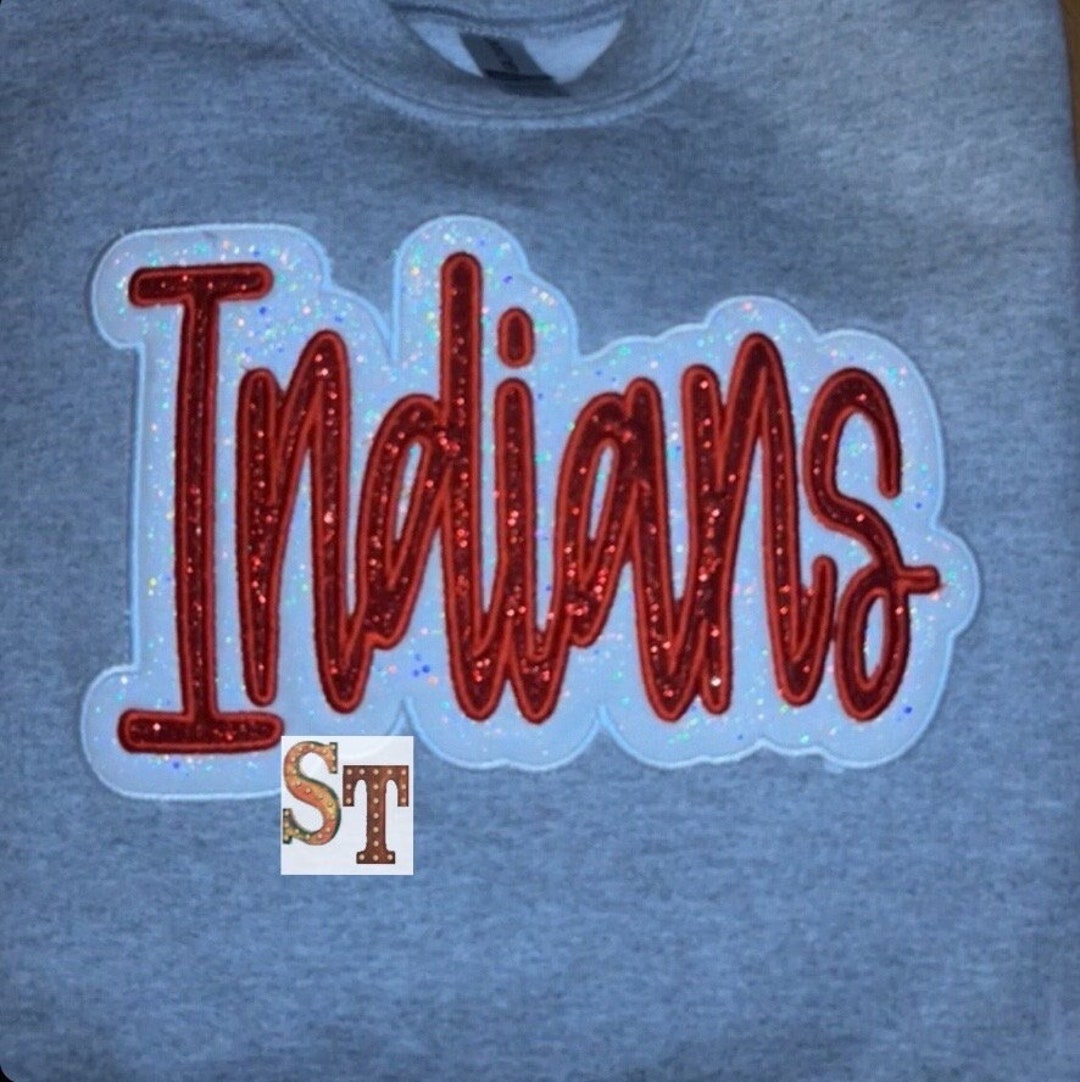 Satin Stitch Indians Script Double Stacked Applique Embroidery Download ...