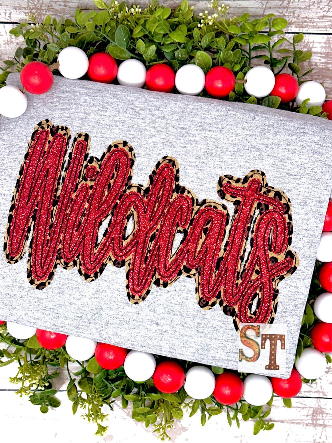 Wildcats Bean Stitch Double Stacked Script Applique Embroidery Download - Etsy