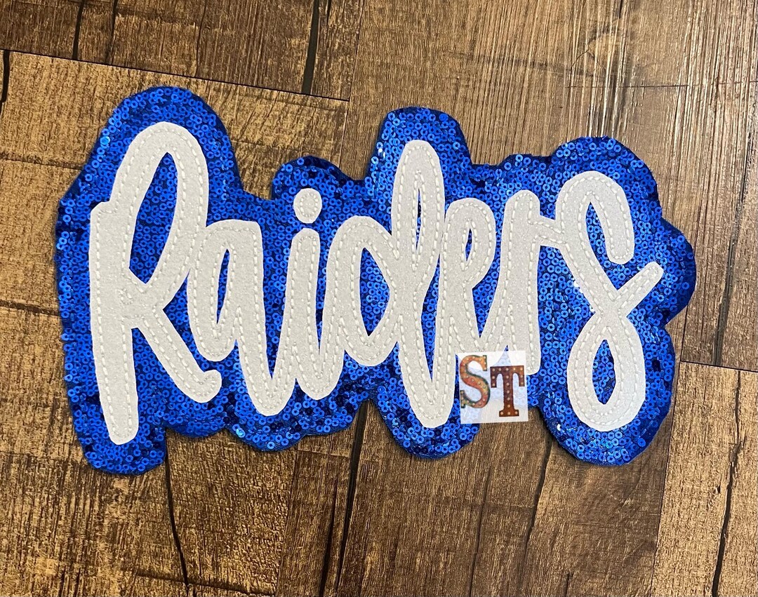 Double Stacked Applique Sequin Glitter Script Word - No Shirt Included ...