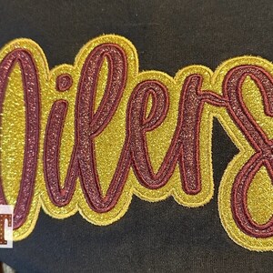 Satin Stitch Oilers Double Stacked Script Applique Embroidery Download ...