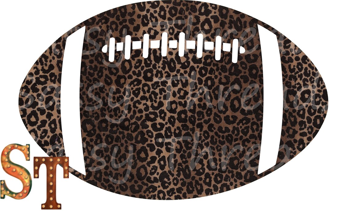 Leopard Football PNG Download | Etsy