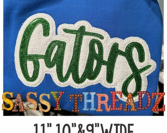 Bean Stitch Red Devils Double Stacked Script Applique Embroidery Download - Etsy