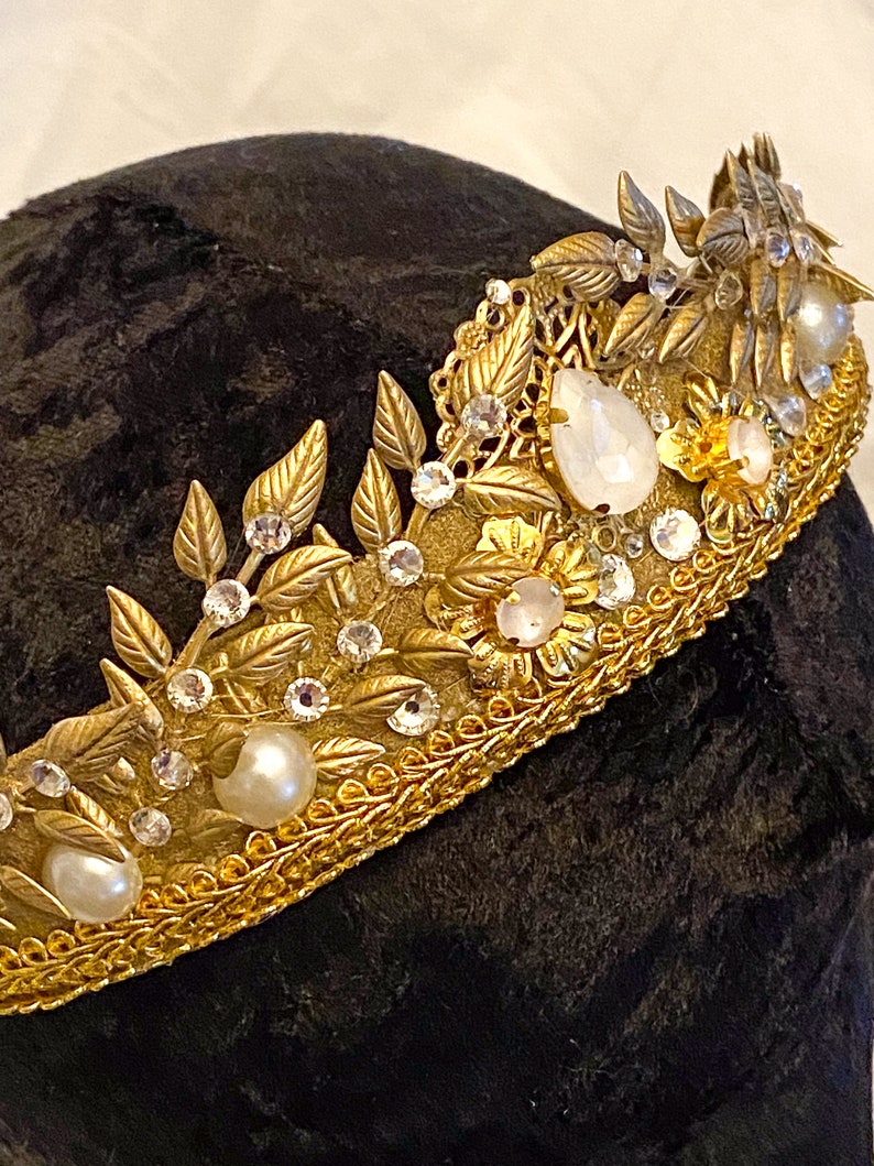 Grecian Crown - Leaf Crown - Bridal Crown- Wedding Headpiece - Handmade ...