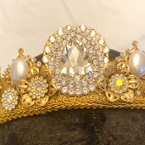 Crystal Crown - Bridal Crown- Wedding Headpiece - Handmade Crown ...
