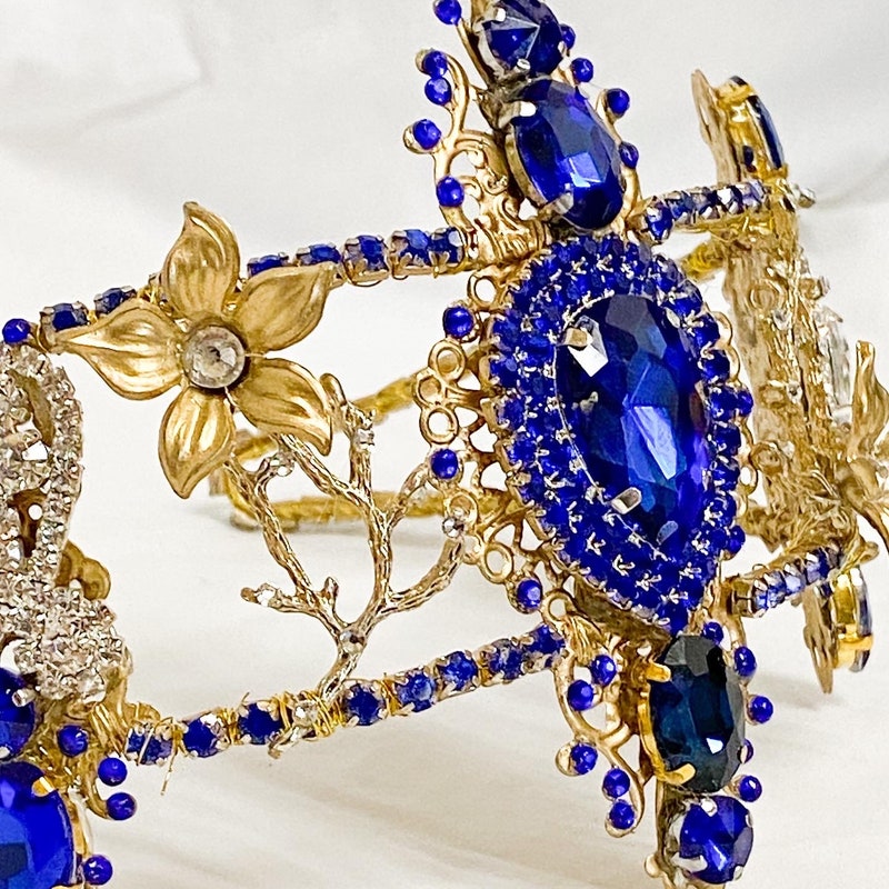Royal Blue Crown - Etsy