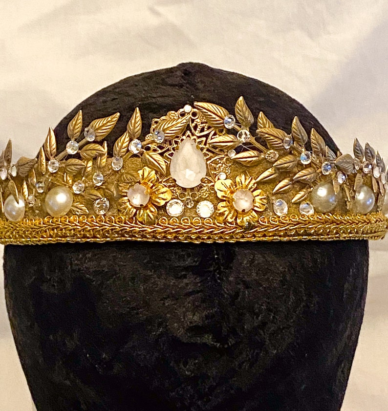 Grecian Crown - Leaf Crown - Bridal Crown- Wedding Headpiece - Handmade ...