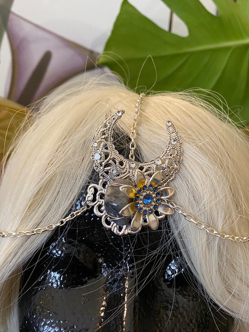 Celestial Chain Headpiece, Bobo Head Chain - Moonchild Crown - Etsy