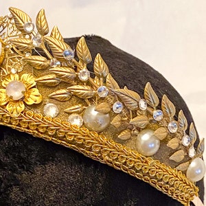 Grecian Crown - Leaf Crown - Bridal Crown- Wedding Headpiece - Handmade ...