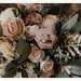 MACI | Wood Flower Wedding Bouquet With Sola Wood Flowers and Faux ...