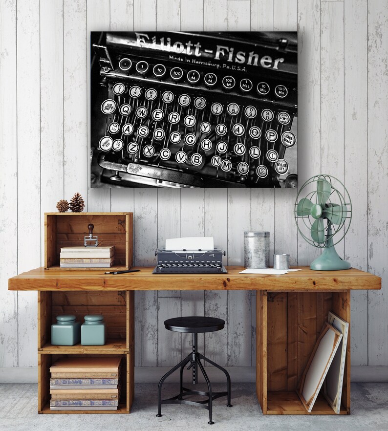 Vintage Typewriter Art Vintage Typewriter Print Writer's | Etsy