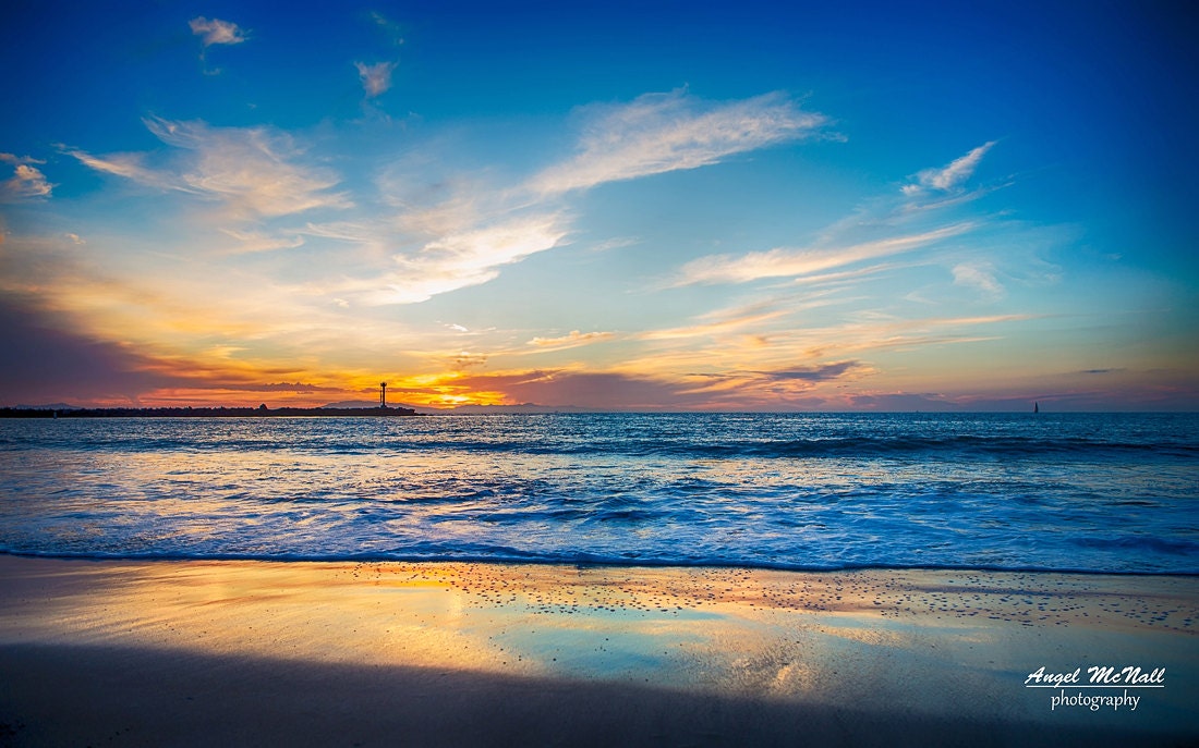 Hollywood Beach, Oxnard California, Beach Sunset, California Sunset ...